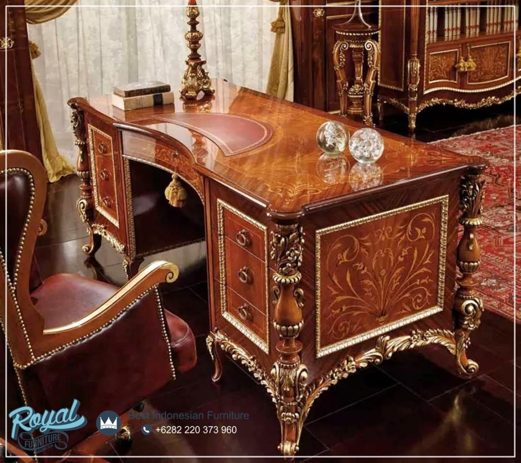 Interior Meja Kantor Mewah Ruang Direktur Pimpinan Masterpiece - Royal ...